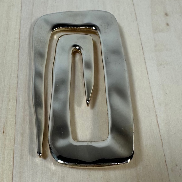 Jewelry | Vintage Moulin Rouge Gold Tone Swirl Rectangle 8s Metal ...